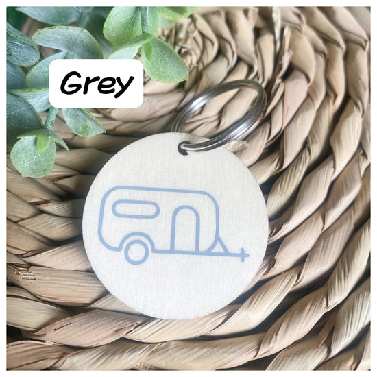 Caravan Wooden Keyrings – Flo & Co Trading