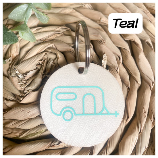 Caravan Wooden Keyrings – Flo & Co Trading