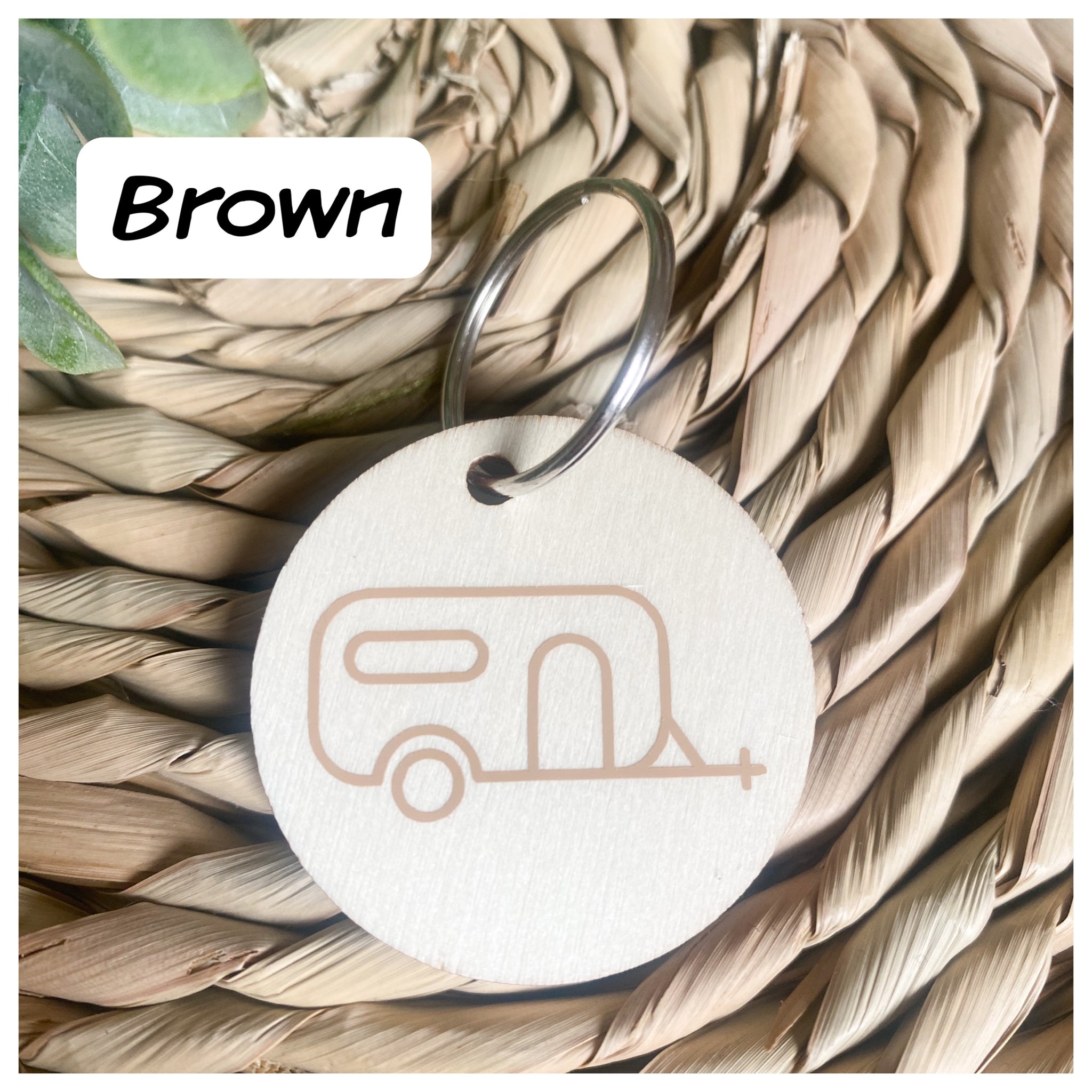 Caravan Wooden Keyrings – Flo & Co Trading