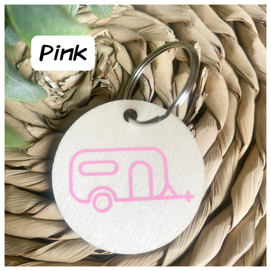 Caravan Wooden Keyrings – Flo & Co Trading