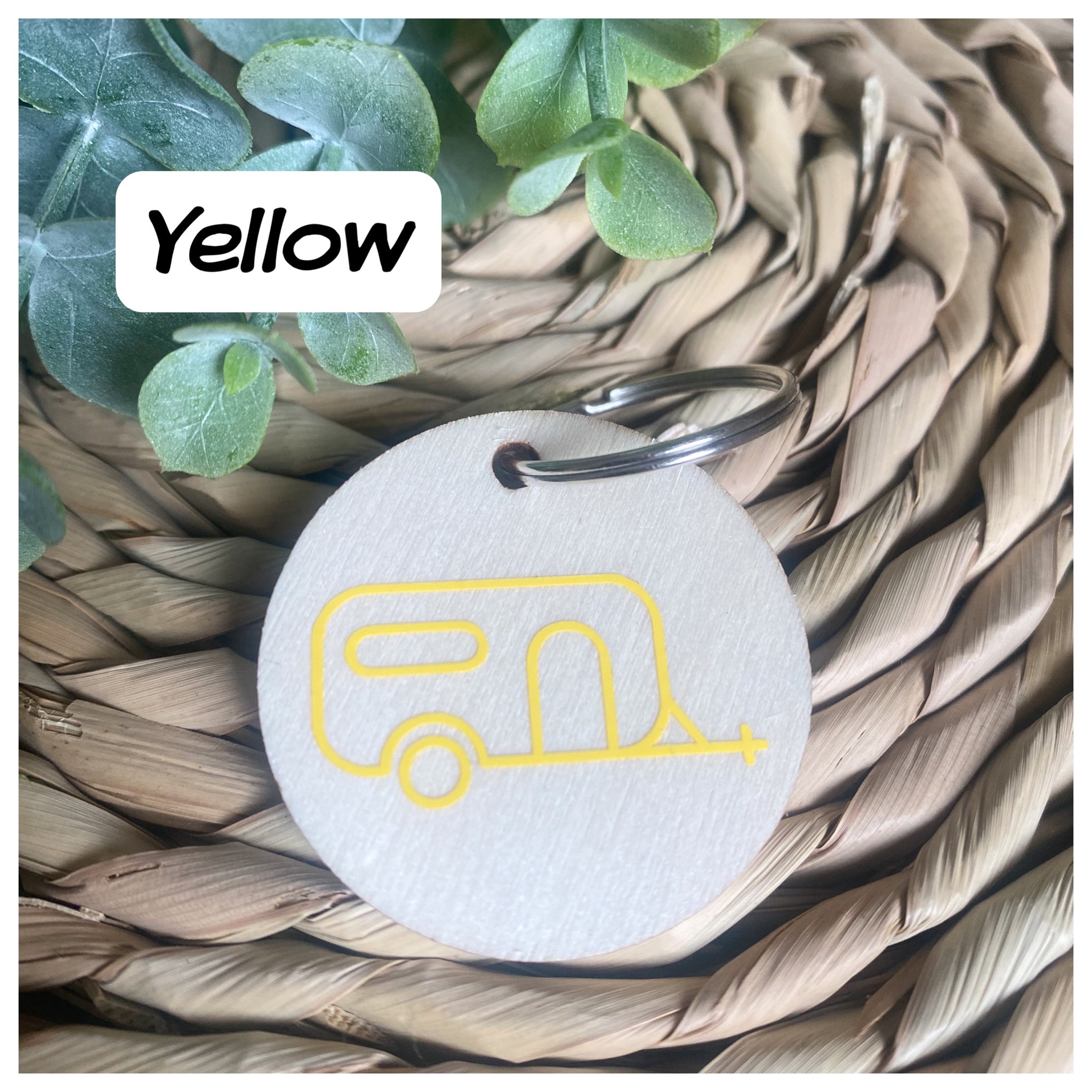 Caravan Wooden Keyrings – Flo & Co Trading